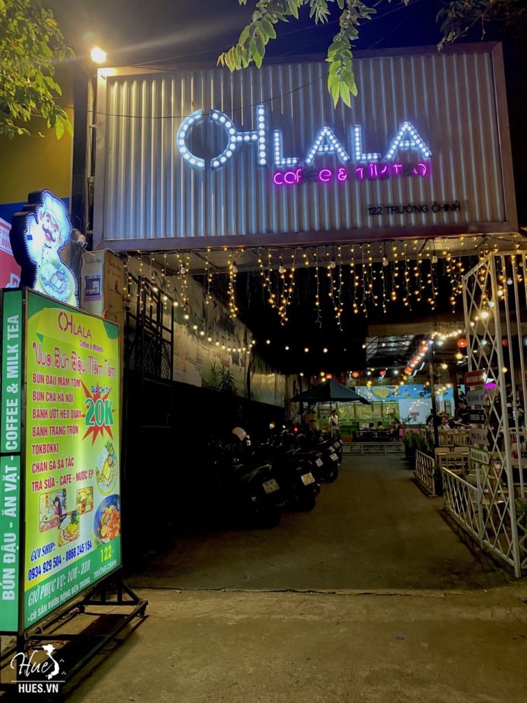 Ohlala Cafe -VUA BÚN ĐẬU- Kingkong Park - HueS - Huế trong tầm tay