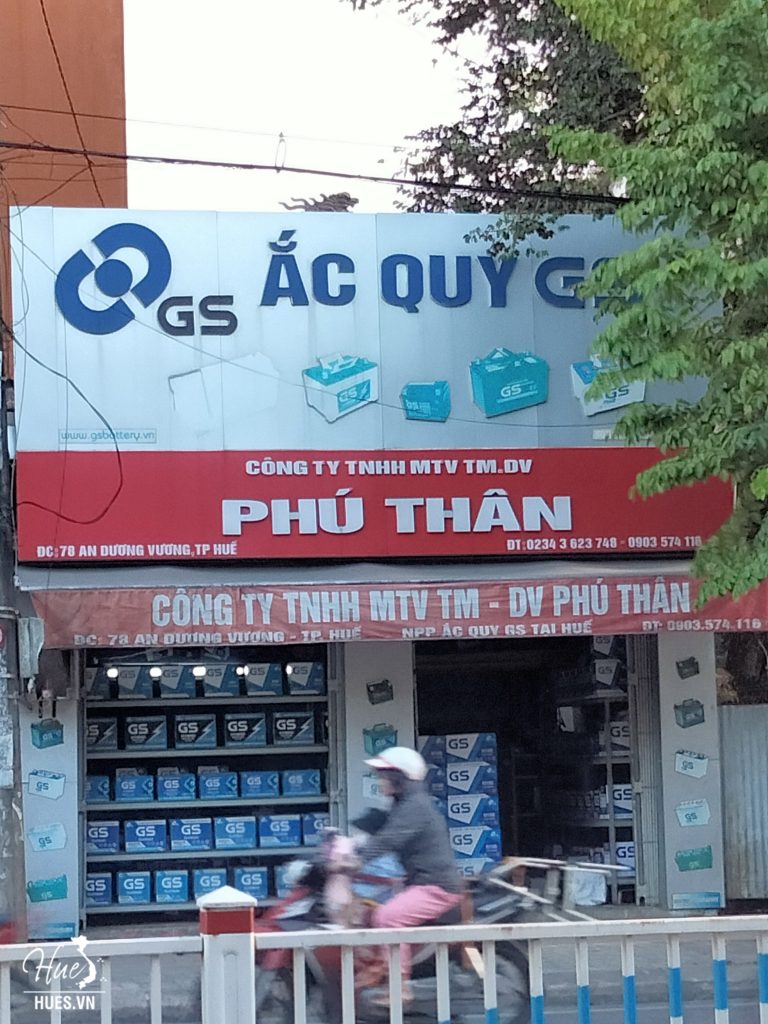 Ắc quy GS Phú Thân - HueS - Huế trong tầm tay