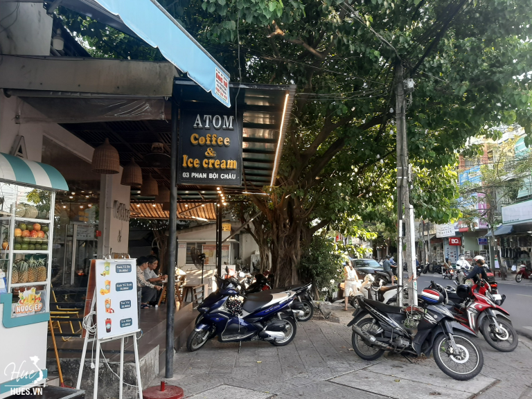 Quán ATom Coffee & Ice cream – HueS – Huế trong tầm tay
